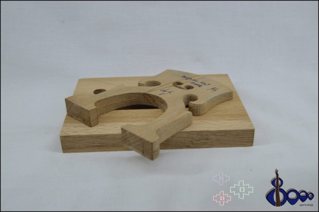 Belgian Cello Bridge Half Size – Premium Maple - bogoworkshop