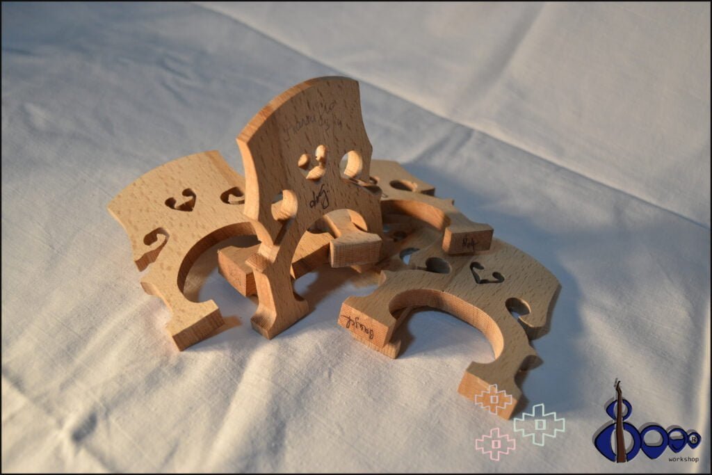 French Cello Bridge – All Sizes | performance-fit Model 2 - bogoworkshop