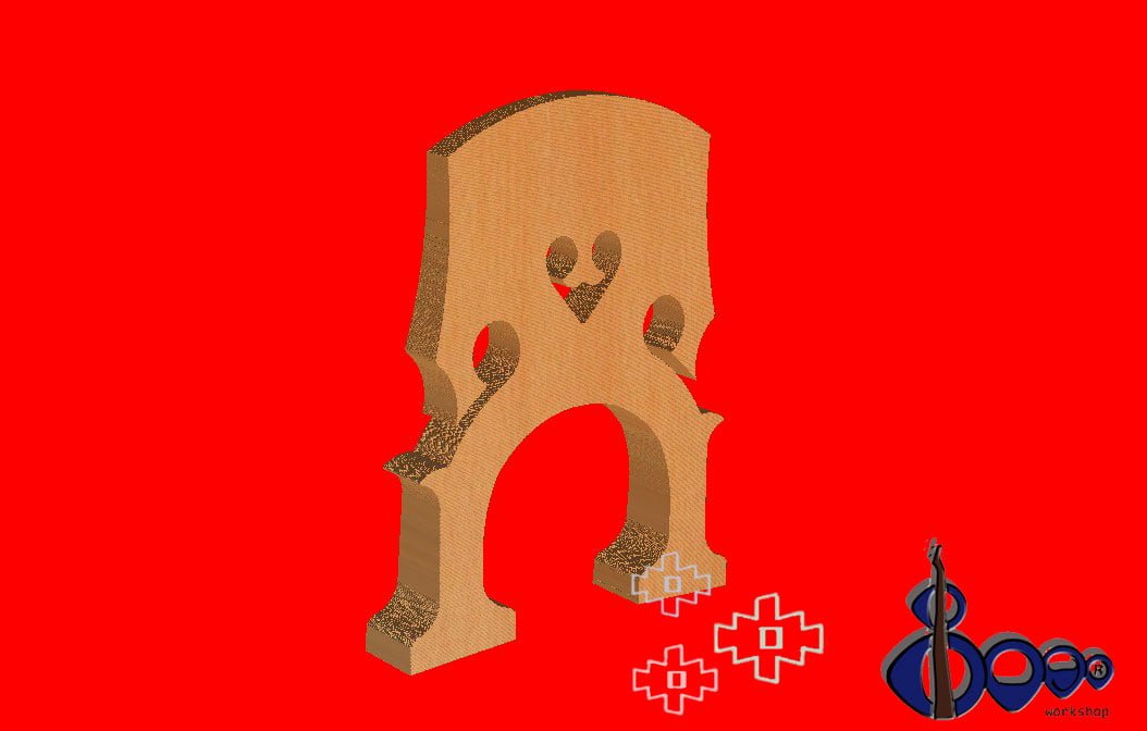 Double bass Bridges - bogoworkshop