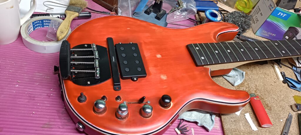 Stingray Bass Build – Custom Bass Guitar Project with Roland GK3