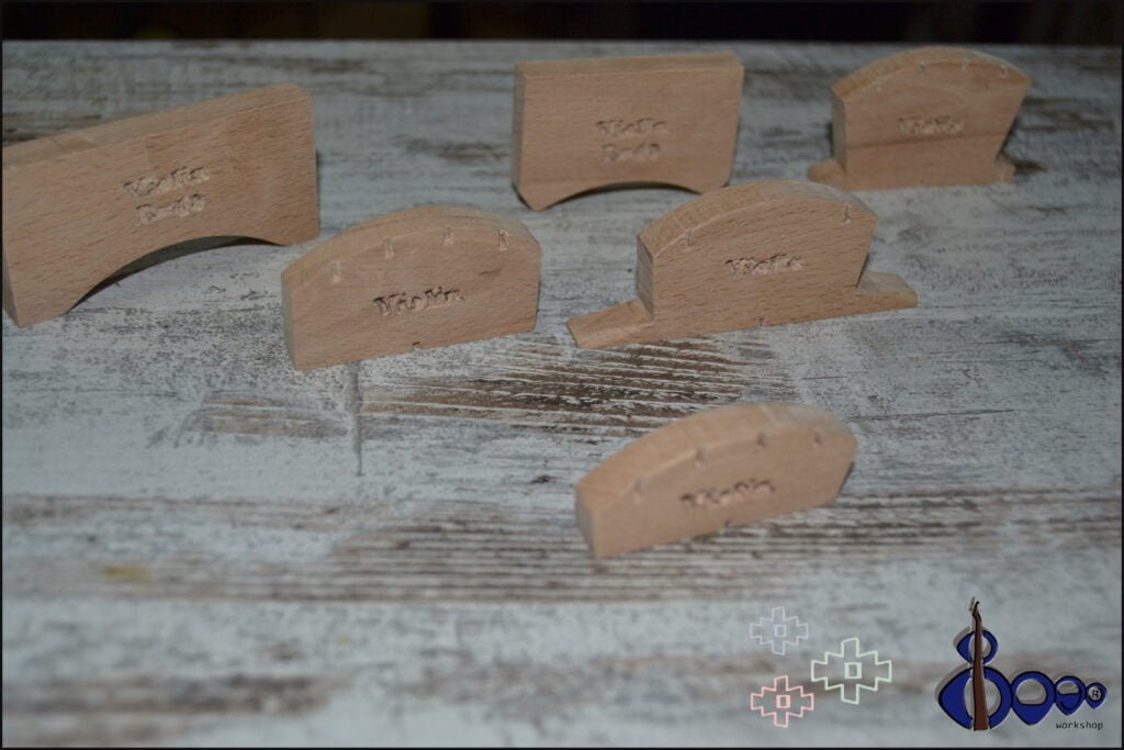 Template set for violin and viola - Wood Bridge/ Fingerboard - bogoworkshop