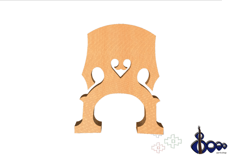 Double bass Bridges 1/4 - bogoworkshop