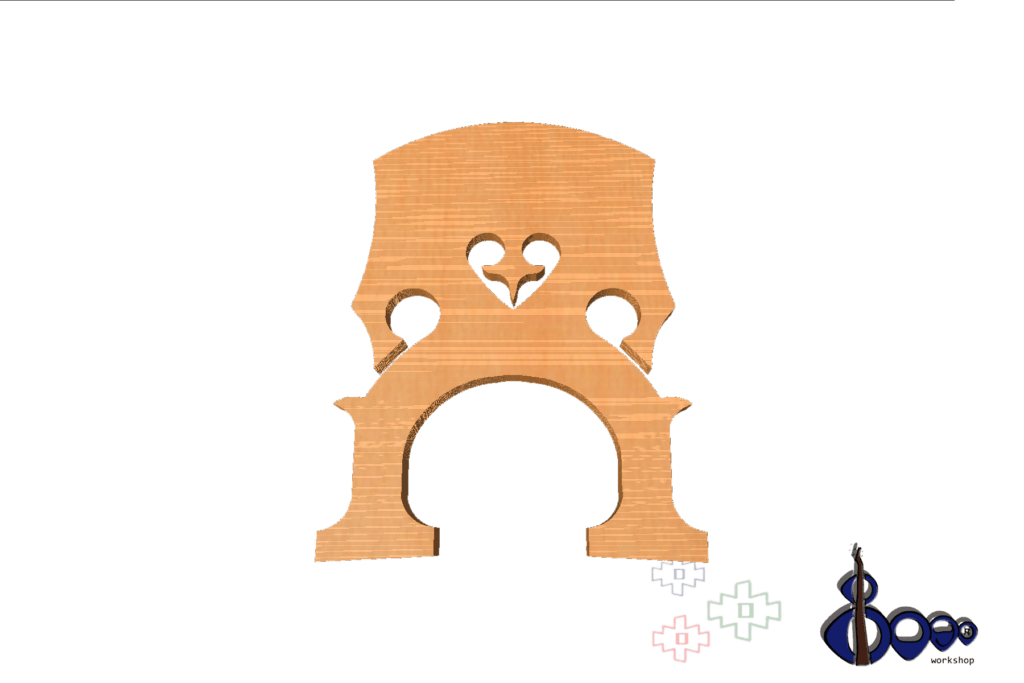 Double bass Bridges size 1/2 - bogoworkshop