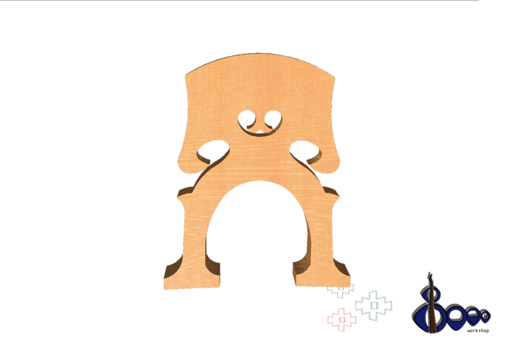 Double bass Bridges size 1/2 - bogoworkshop